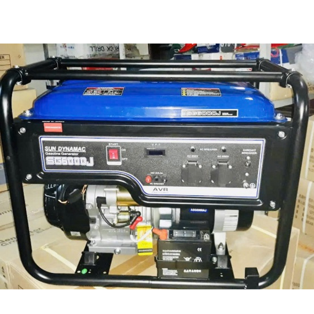 Máy phát điện chạy xăng Sun Dynamac SG6000J